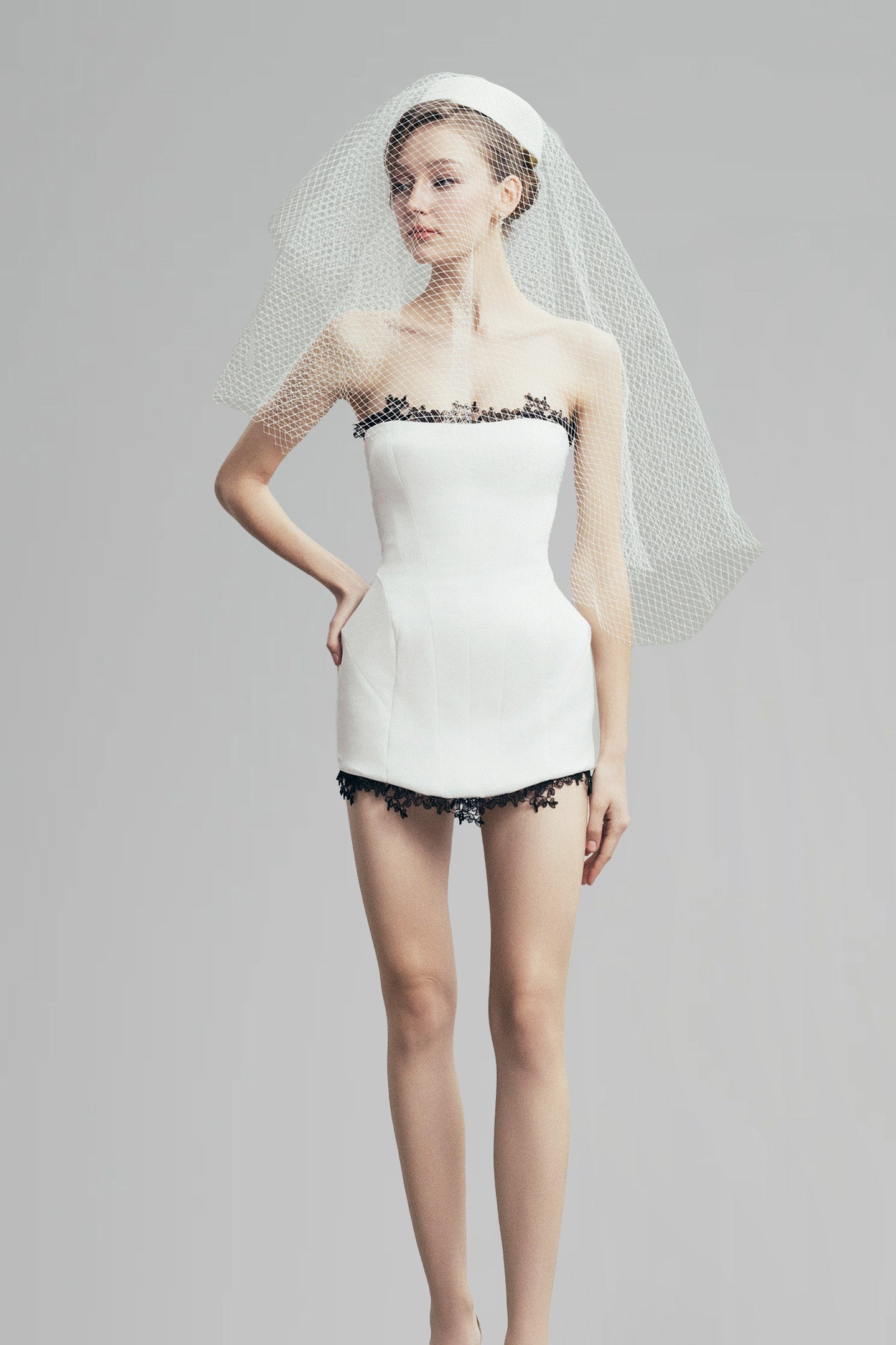 LINH DOAN • Wings Of Becoming Chiffon Silk Mini Dress