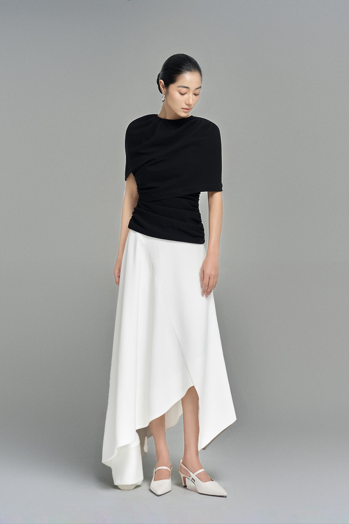 LAM.D STUDIO • Black Laura Top – The Viet Concept